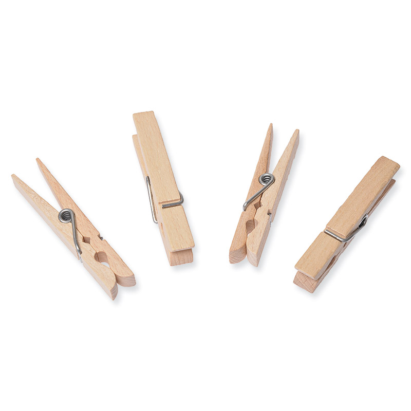 Klammern 72 mm - Holz natur,