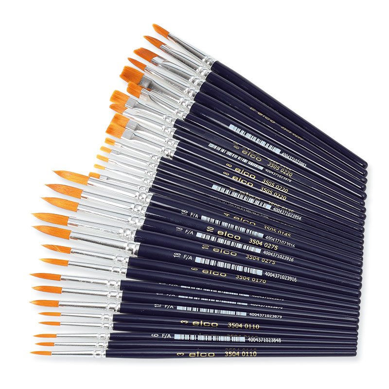 Acrylmalpinselset - ELCO, 30 Stk./Pkg.