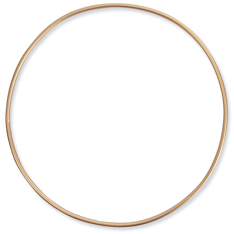 Metall Ring Gold - 25 cm, per Stk.