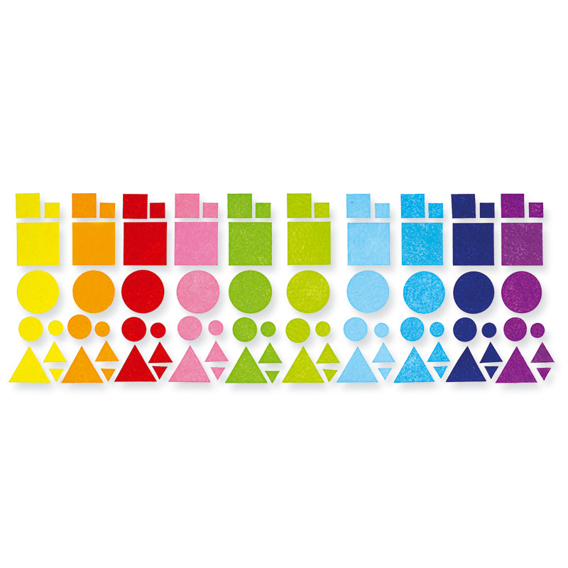 Filz Sticker - Formen, per Pkg.
