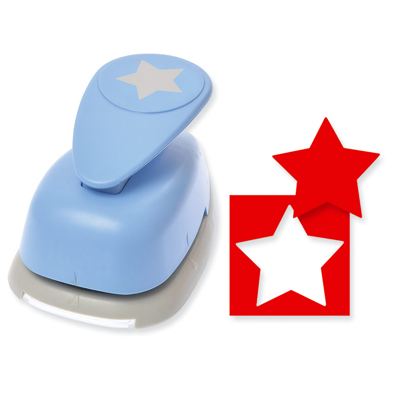 Motivstanzer Stern 45 mm, per Stk.