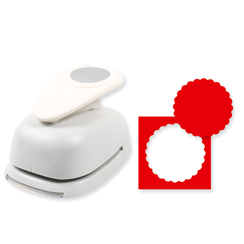 Motivstanzer Rund mit Zierrand 63 mm,