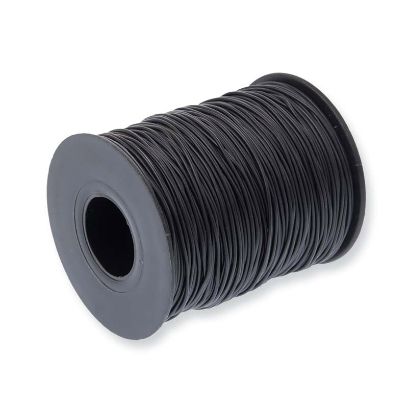 Litze, 100 m/Rolle, schwarz