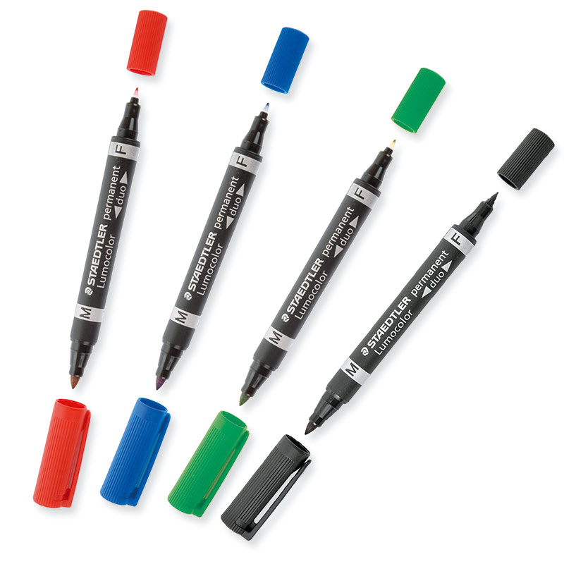 Permanent Marker Set Duo Lumocolor