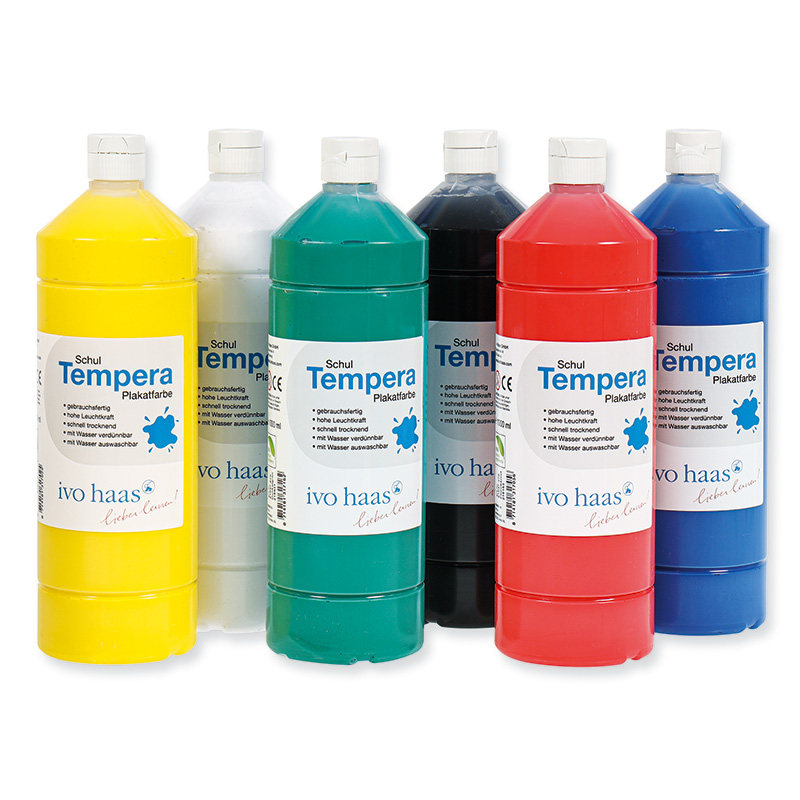 Tempera Set - IVO HAAS, 6 Stk./Pkg.