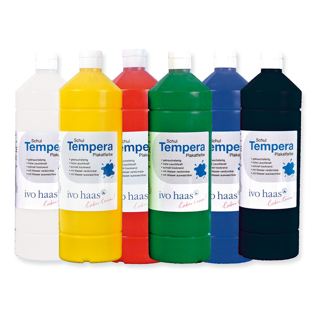 Tempera Set - IVO HAAS, 6 Stk./Pkg.